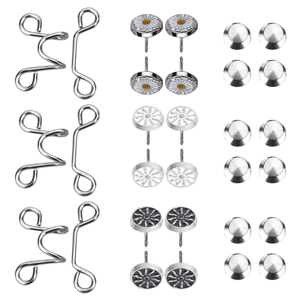 Fashion Denim Pants Sunflower & Star Waist Slimming Clasp Clip Set of 3 ...