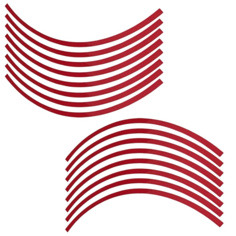 16 Pieces Reflective Tire Stripes for Motorcycles - Red | Shop Today ...