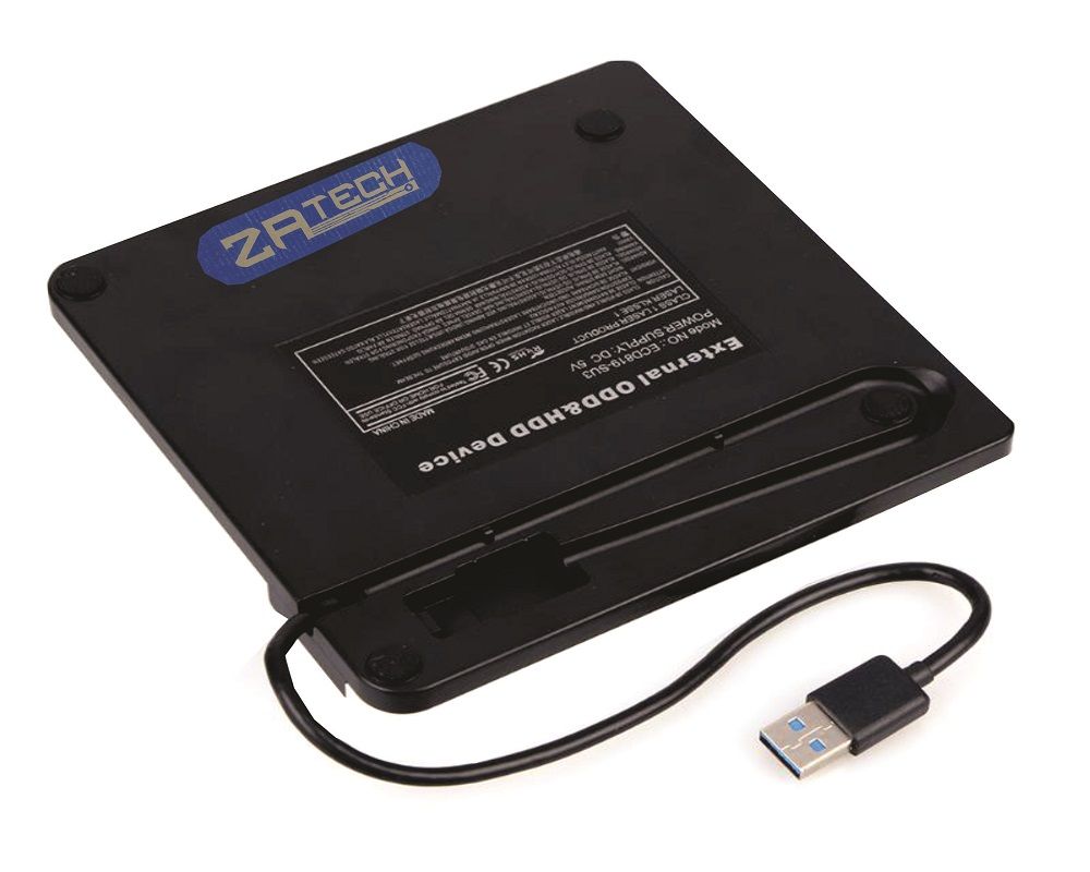 ZATECH USB 3.0 Pop-up Tray Loading Portable Mobile External DVD-RW ...