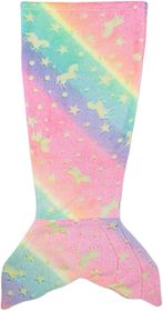Mermaid Tail Glo-In-The-Dark Wearable Blanket For Girls | Shop Today ...