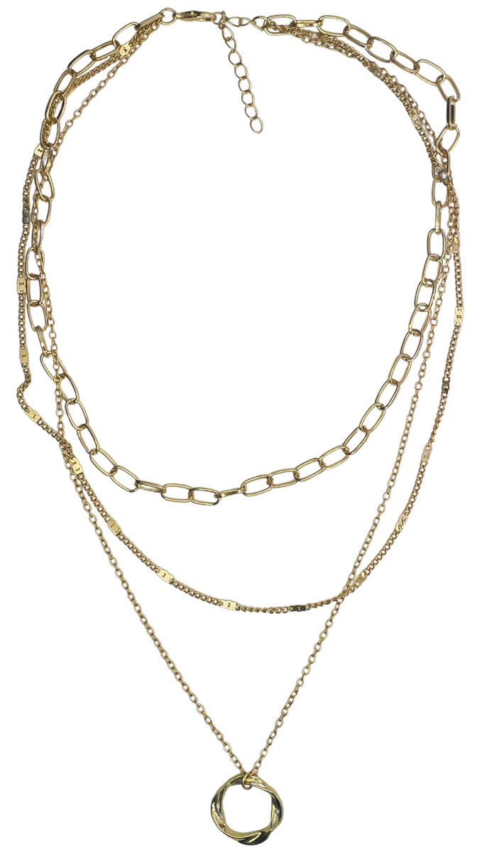 Women All Gold Strands, Multi Chain, Circle, Oreo, Chic, Pouch | Shop ...