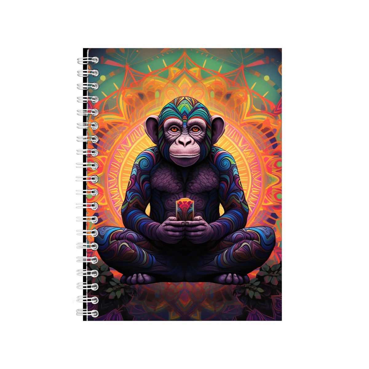 Psychedelic Chimpanzee 2 A5 Notepad B-Day Gift | Shop Today. Get it ...