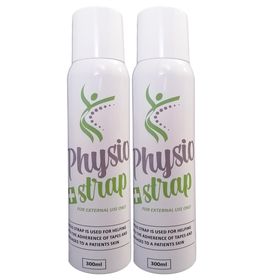 Twin pack Physio strap adhesive spray - 2 x 300ml | Shop Today. Get it ...