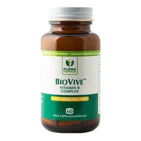 Flora Force BioVive Vitamin B Complex with Orafti Prebiotic Fibre - 60 ...