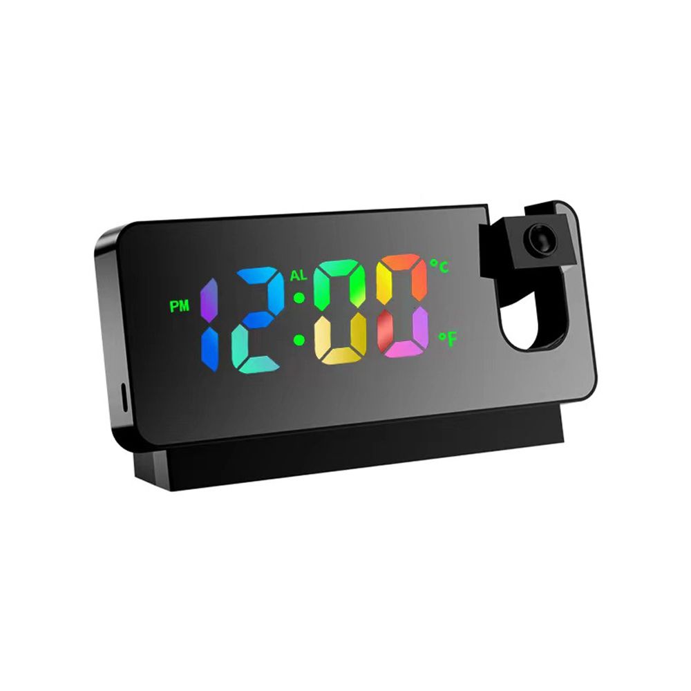 180 Degrees Rotation Usb Electronic Led Digital Projection Alarm Clock Shop Today Get It 