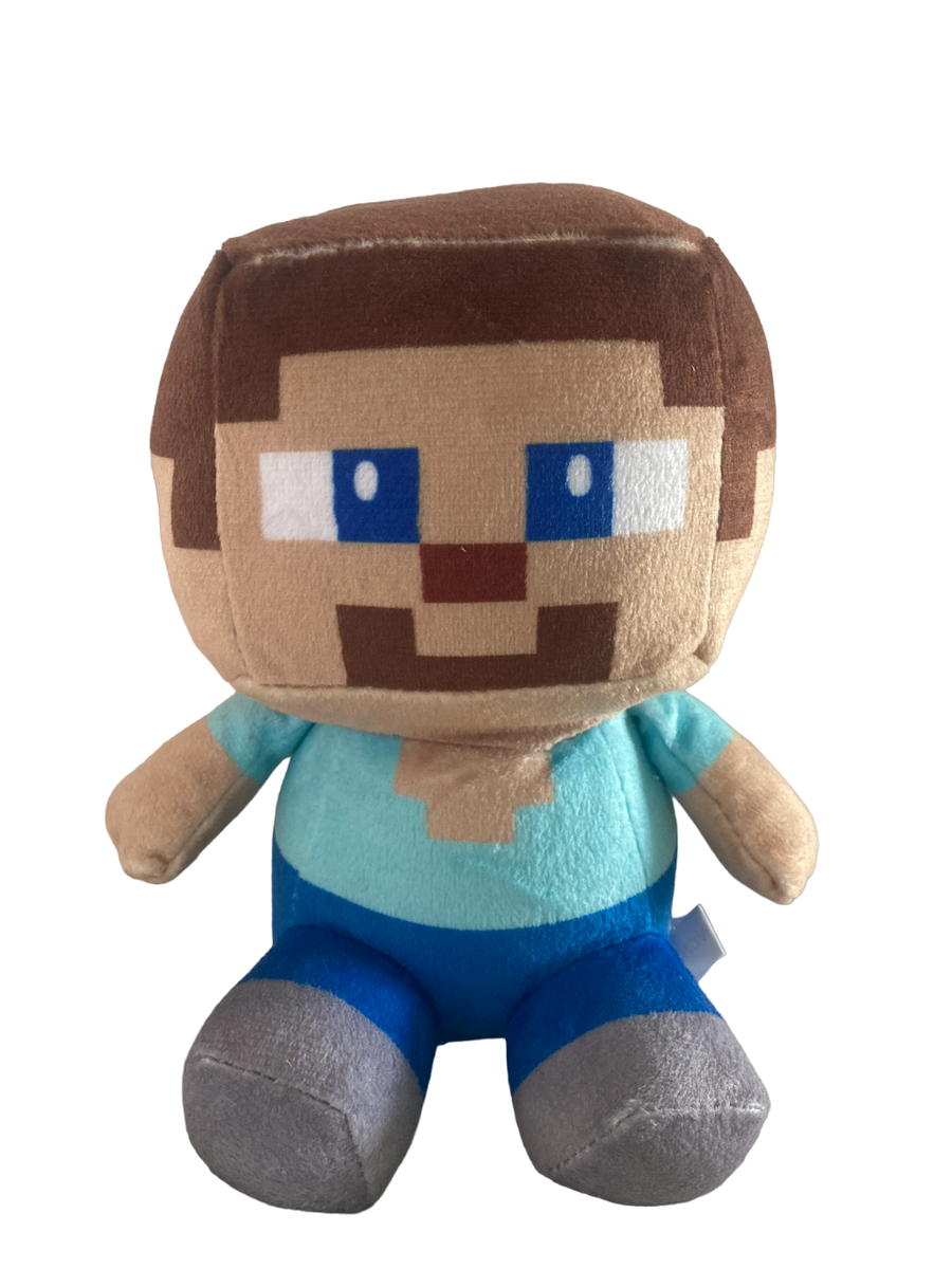 Minecraft Steve: 20cm Plush Toy - Ready to save the Pixelated Day ...