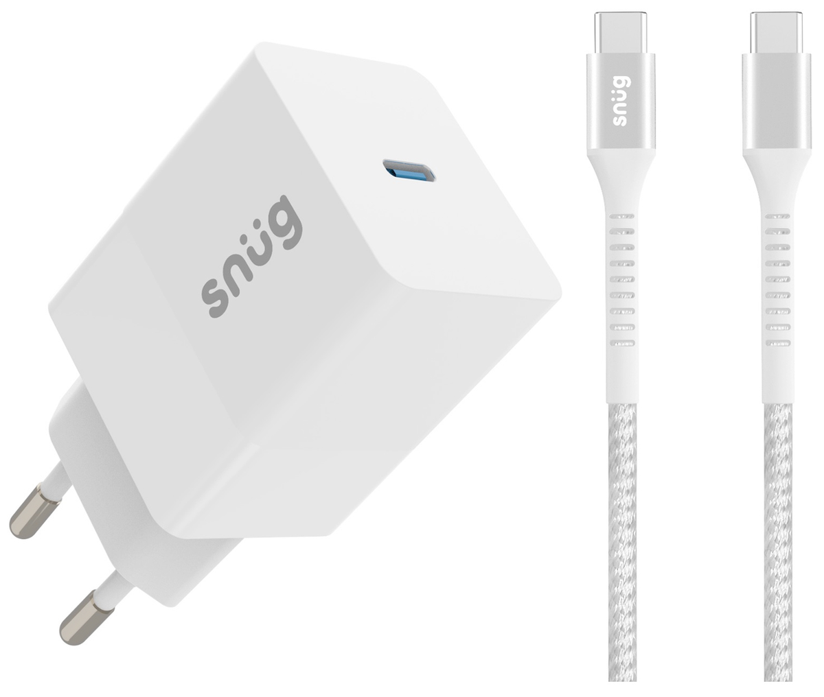 Snug 45W PD Charger With USB-C Cable (1 Port) For Smartphones & Tablets ...