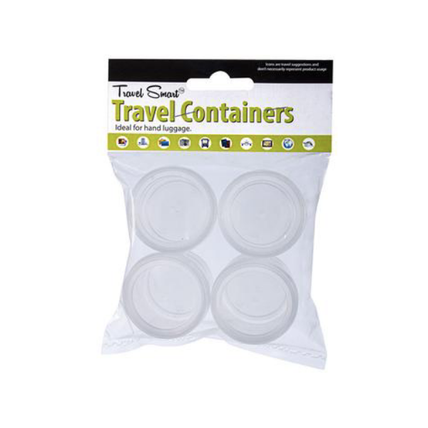 Travel Smart Luggage - Clear Travel Bottles 4 Pack 30ml | Shop Today ...