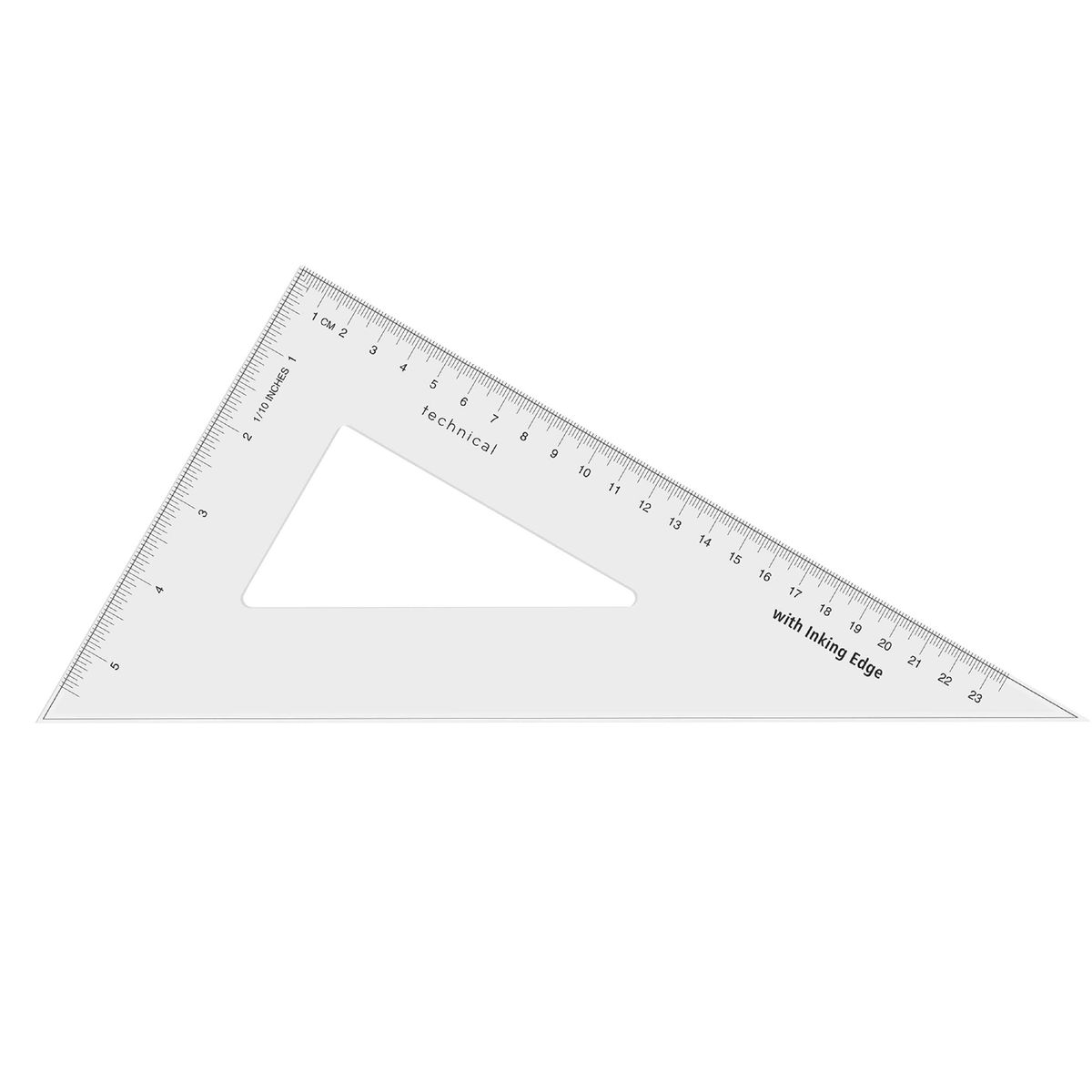 Set Square - Technical - 60 Degree 30cm - Clear | Shop Today. Get it ...