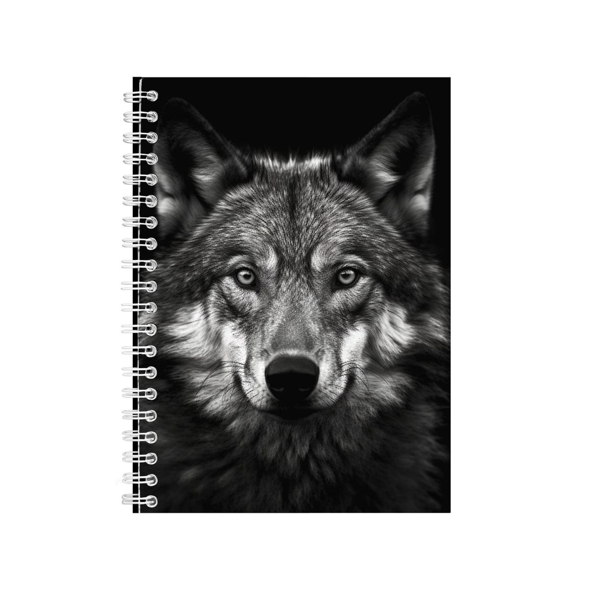 Black And White Wolf 1 A5 Notepad Pad | Shop Today. Get it Tomorrow ...