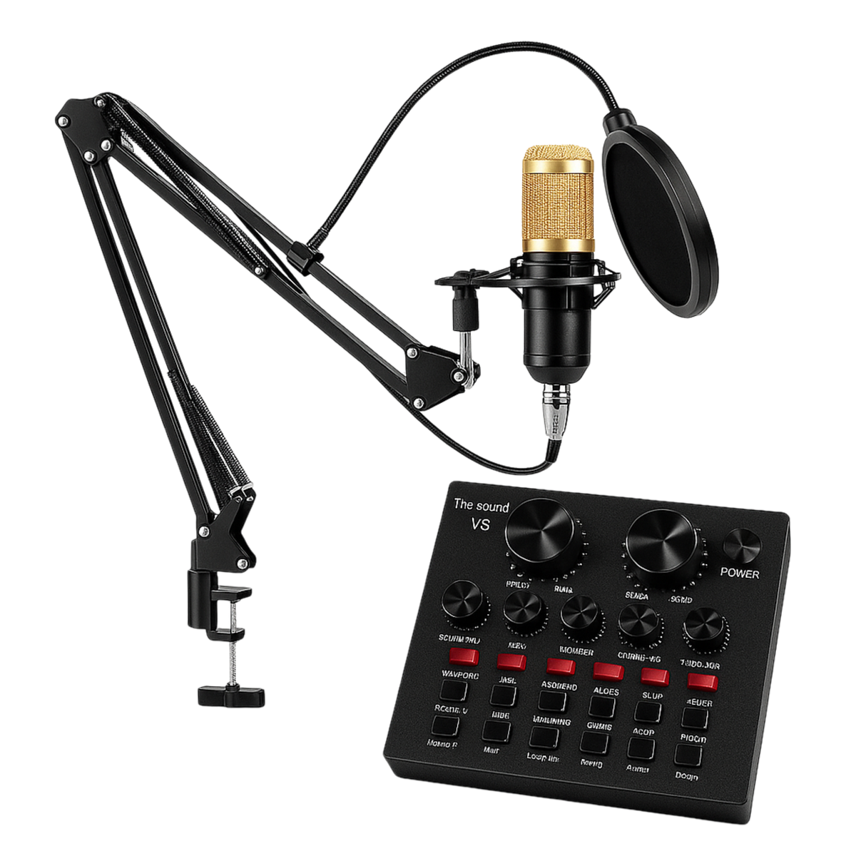 Studio Recording Microphone Kit With V8 Sound Card | Shop Today. Get it ...