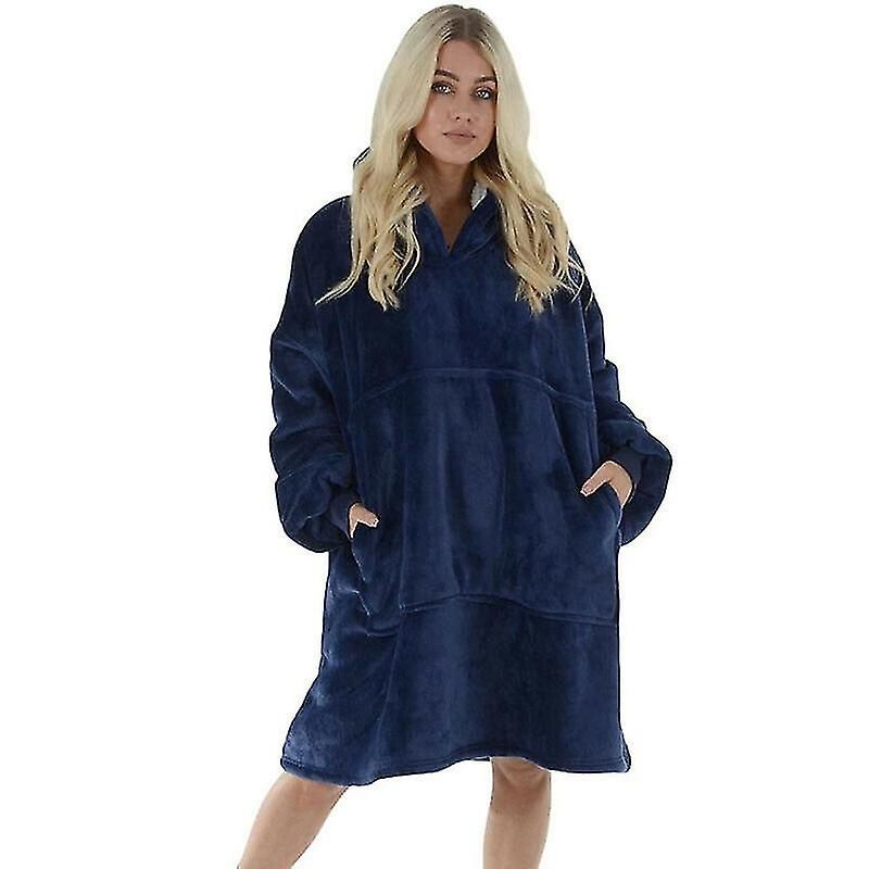 Huggle Hoodie - One Size Fits All Ultra Plush Blanket | Shop Today. Get ...
