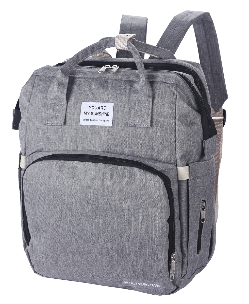 Supersonic Multi-functional baby diaper bag & Bed | Shop Today. Get it ...