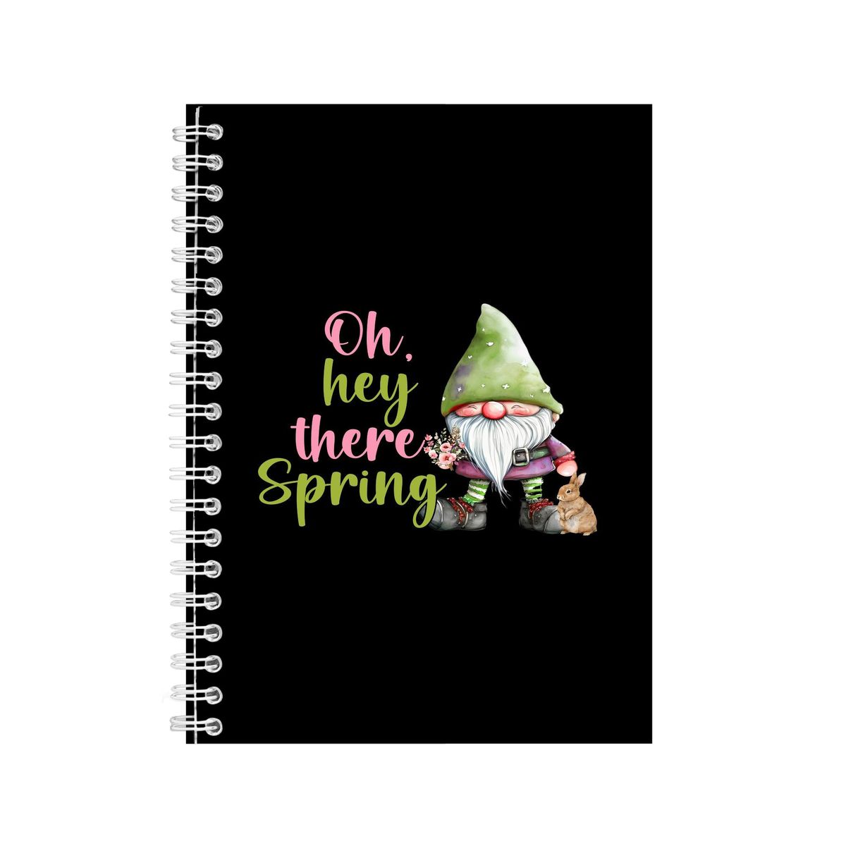 Spring A5 Notebook Spiral Lined Easter Graphic Design Notepad ...