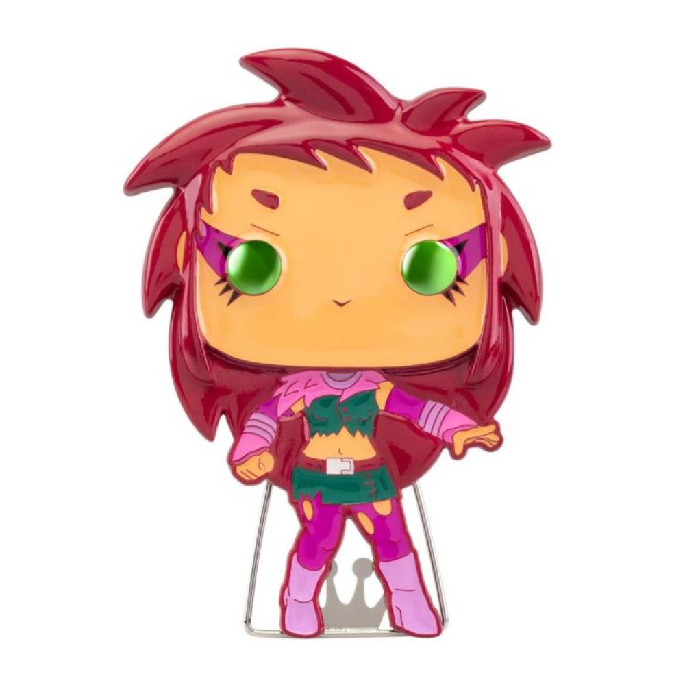 Funko POP 4" Enamel Pin Badge Collectable - Teen Titan Go Starfire ...