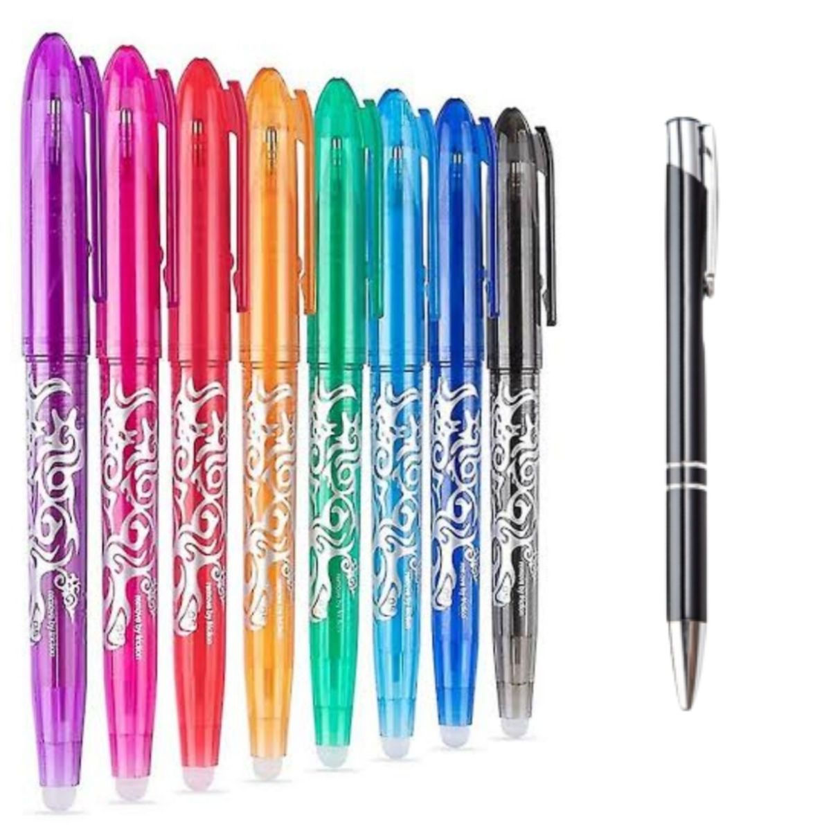 Erasable Ballpoint 8 Color Pen Set & Added Black Pen | Shop Today. Get ...