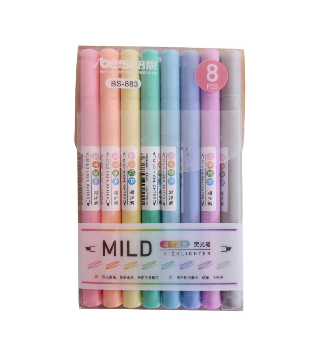 Pastel Mild Highlighters Double Sided -8 Pieces | Shop Today. Get it ...