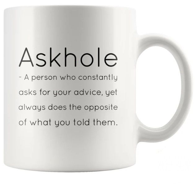 Askhole Birthday Christmas Colleague Coworker Friend Gift Coffee Mug ...