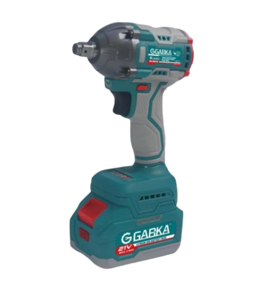 GA-88124 GABKA 21V Brushless Cordless Wrench Kit, Lithium-Ion Battery ...