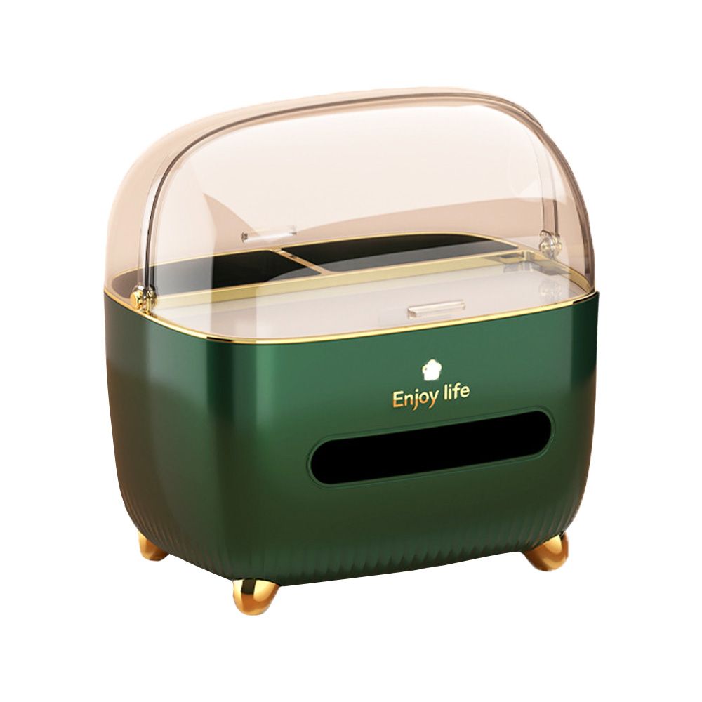 Home Tissue Box Multi-Purpose Sundry Storage Box Decoration - Green ...