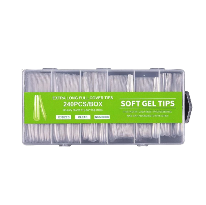 Soft Gel Full Cover Clear Nail Tips | Shop Today. Get it Tomorrow ...