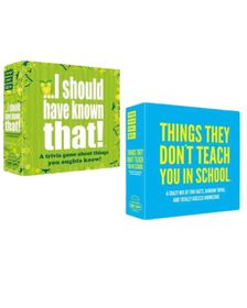Set of 2 Things they don't teach you in school and I Should have known ...