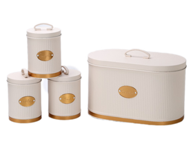 Royal Homeware 4 Piece Venezia Breadbin Set | Shop Today. Get it ...
