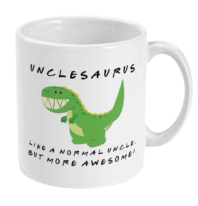 Unclesaurus Birthday Christmas Father's Day Uncle for Him Gift Mug ...
