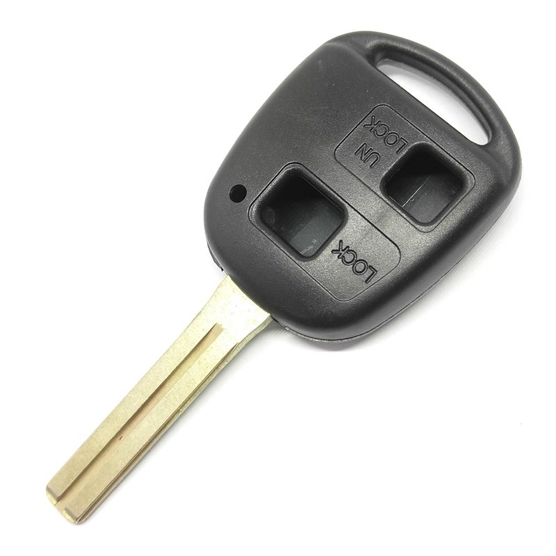 2 Button Remote Key Case with logo Compatible with Toyota | Shop Today ...