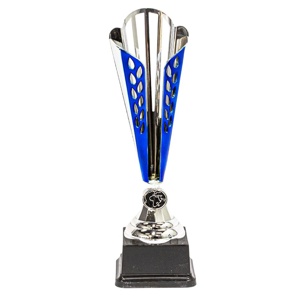 Premier Silver & Blue Large 38cm Awards Trophy on Black Base | Shop ...