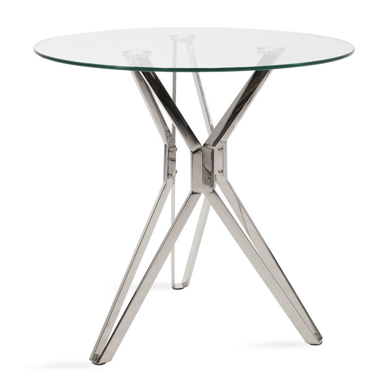 Dining / Kitchen Table - Round Clear Tempered Glass | Shop Today. Get ...