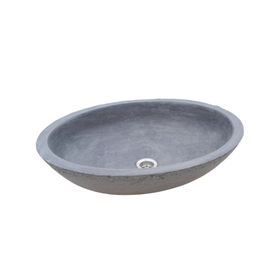 Exposed Aggregate Charcoal Angels Rock Pool Concrete Sink 54.5x40x16 ...