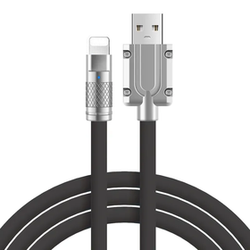 LED Soft Silicone USB Charging Cable Thick Cable for iPhone - 1m | Shop ...