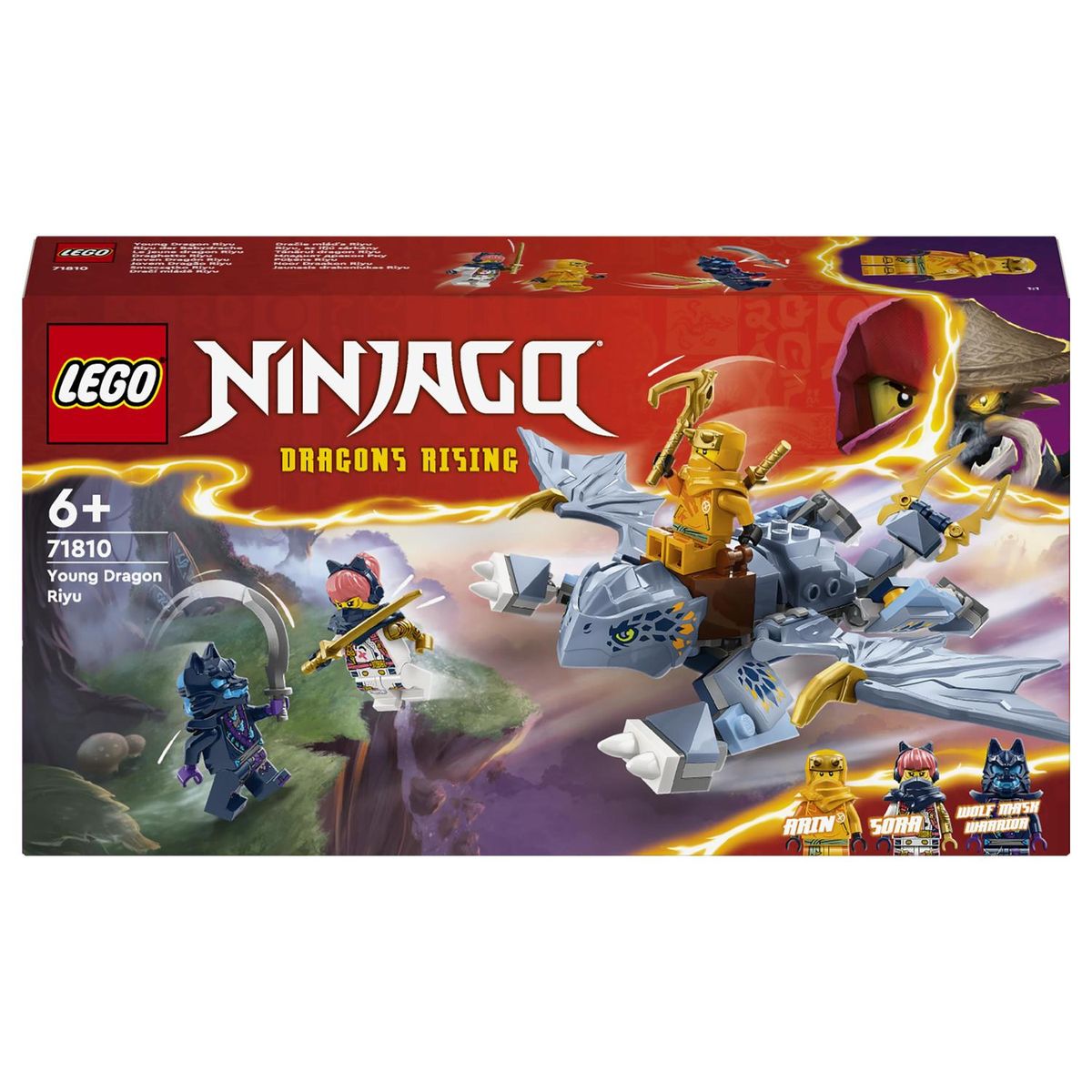 LEGO® NINJAGO® Young Dragon Riyu 71810 Building Toy Set (132 Pieces ...