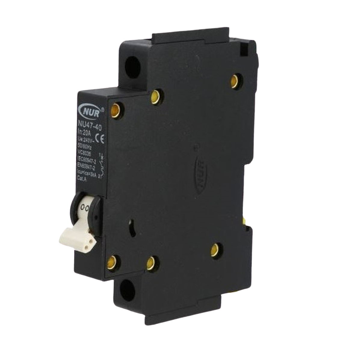 NUR Single Pole Circuit Breaker 3kA 40Amp For Mini Rail | Shop Today ...