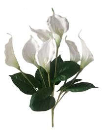 7 Heads PU Real Touch Calla Lily Artificial Flowers Bouquet | Buy ...