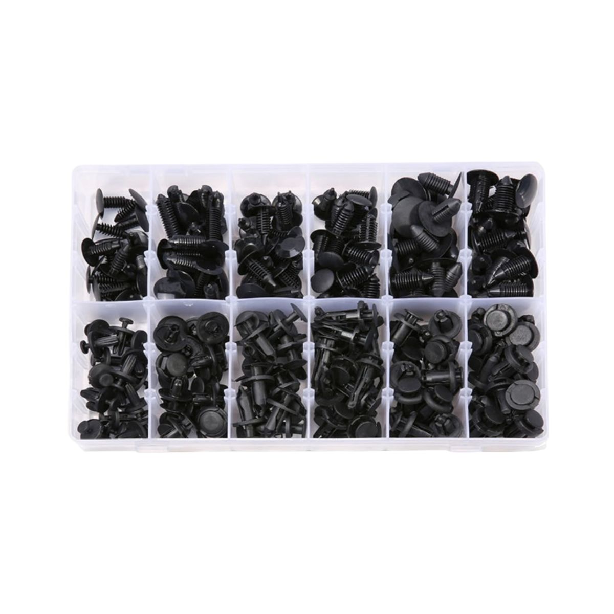 240 Piece 12 Kinds Size Car Fastener Retainer Clips Assortment 380 ...