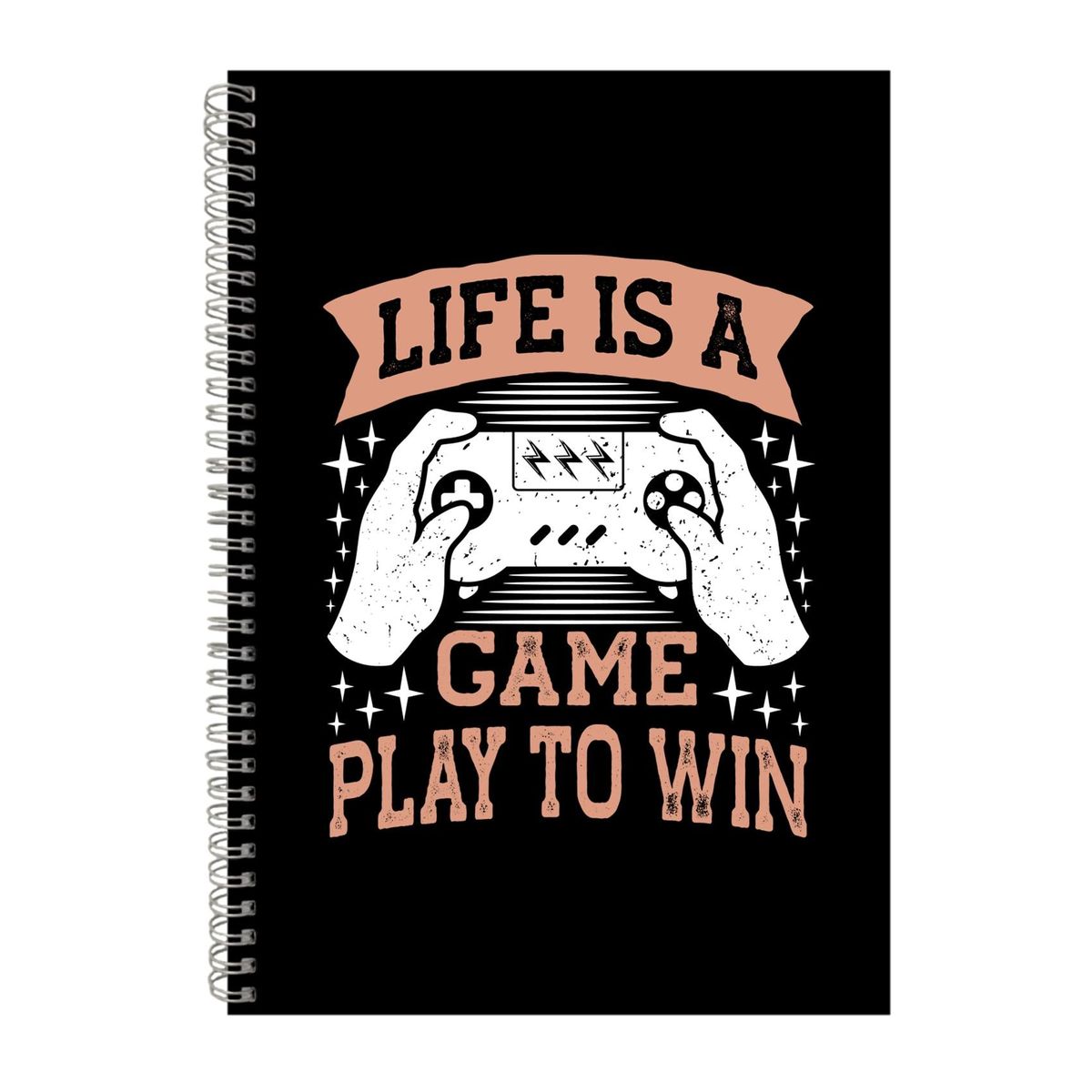 Life Is A Game Notebook Gamer Gift Idea A4 Notepad 140 | Shop Today ...