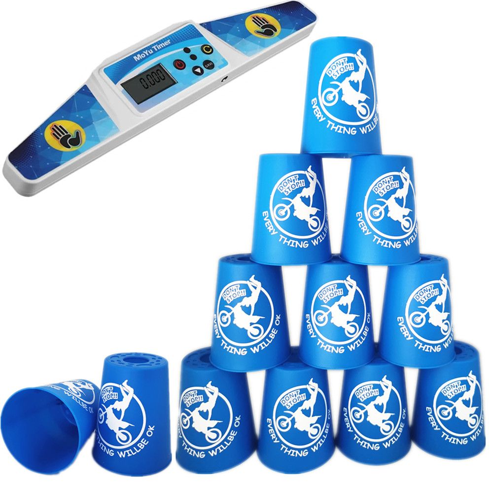 Moyu Stacking Cups Speed Sports Stacking 12 Cup Set Timer Shop Today Get It Tomorrow