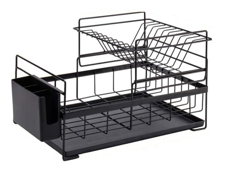 2 Tier Dish Drainer Rack - Black | Shop Today. Get it Tomorrow ...