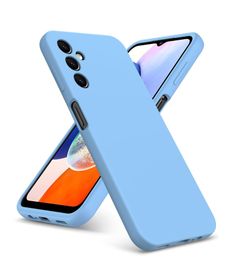 Liquid Silicone Back Case For Samsung Galaxy A24- Light Blue | Shop ...