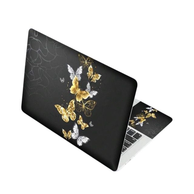 A Set Of 15-Inch Laptop Skin With Cute Butterfly Patterns For Laptops ...