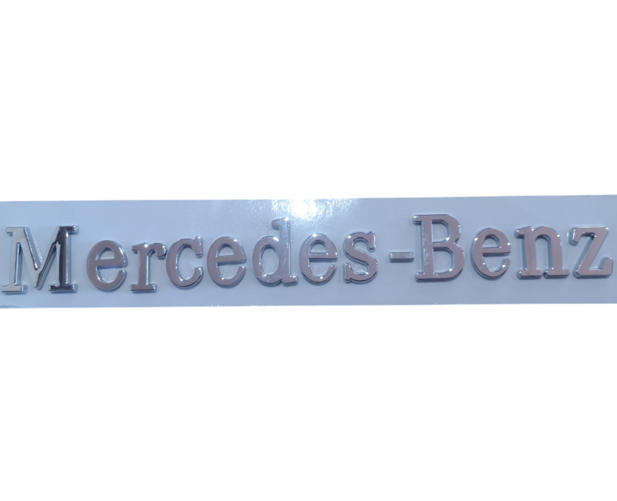Mercedes Benz Letter Rear Badge Chrome | Shop Today. Get it Tomorrow ...