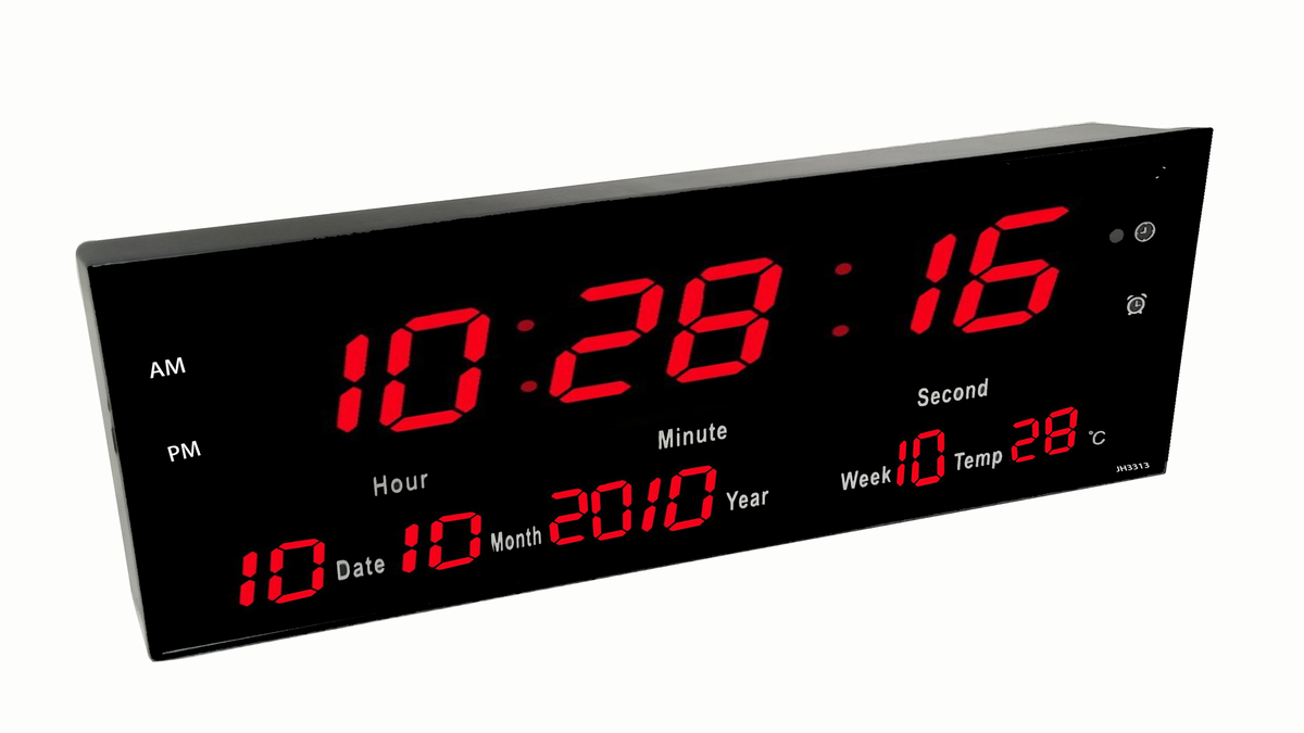 FA PLUS 13 Inch Digital Wall Clock Large Display With Date ...