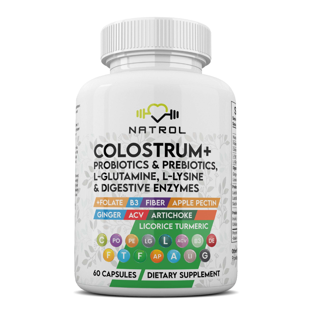 Colostrum + Probiotics & Prebiotics, L-glutamine, L-lysine | Shop Today ...
