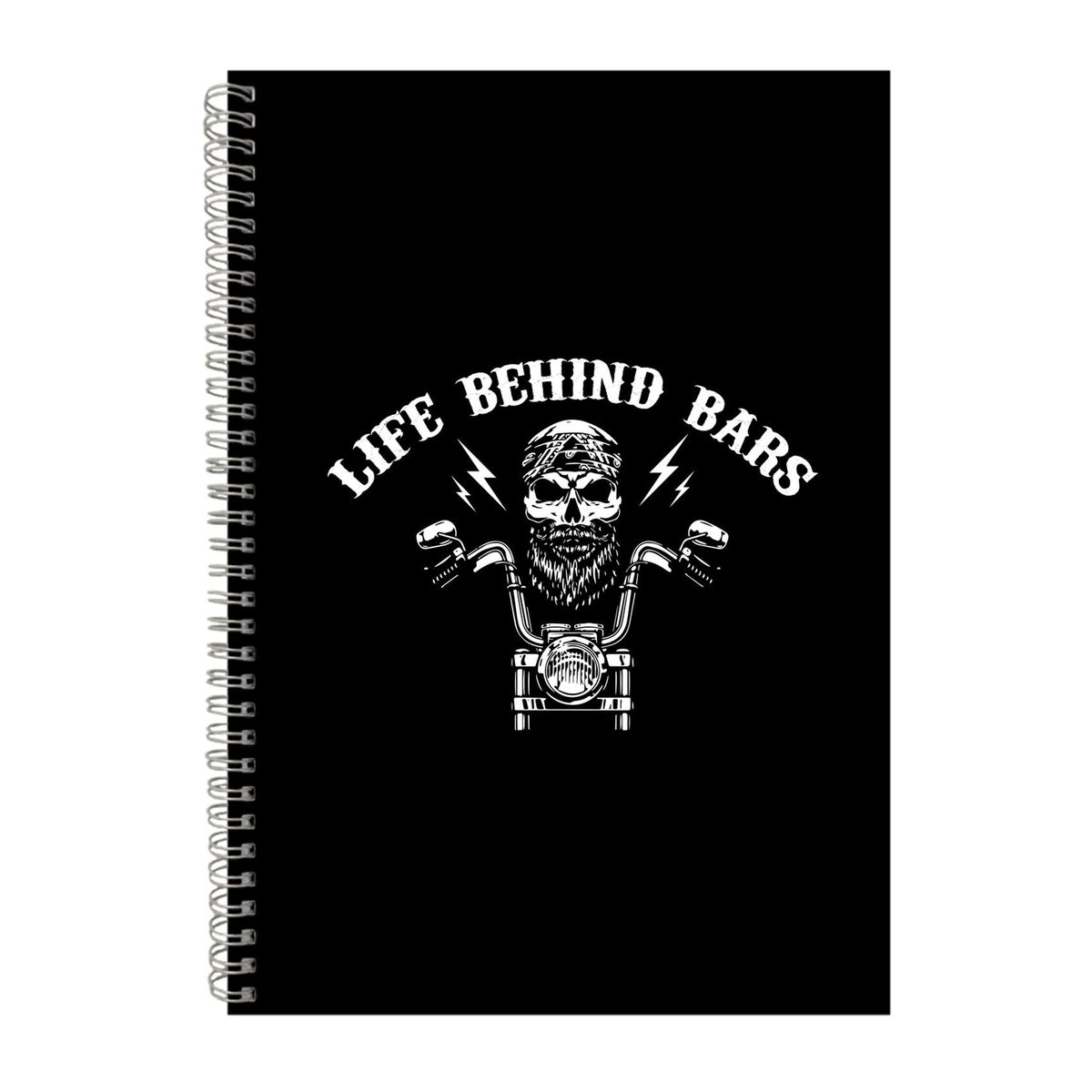 Life Behind Bars Notebook Biker Gift Idea A4 Notepad 132 | Shop Today ...