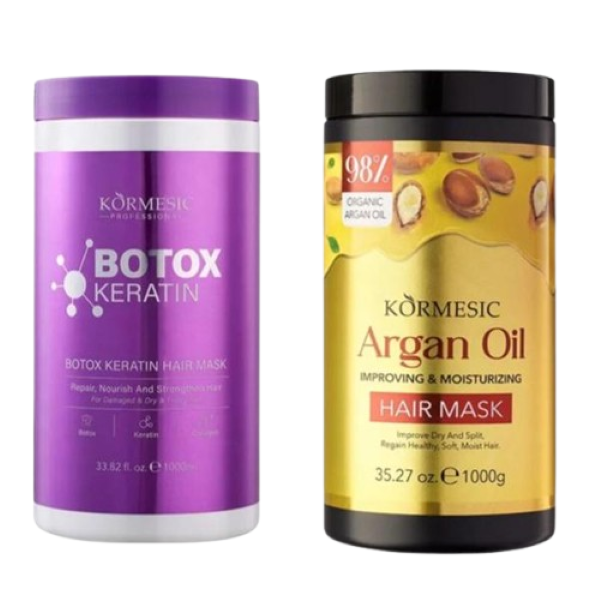 Kormesic Botox Keratin Hair Mask and Argan Oil Hair Mask | Shop Today ...