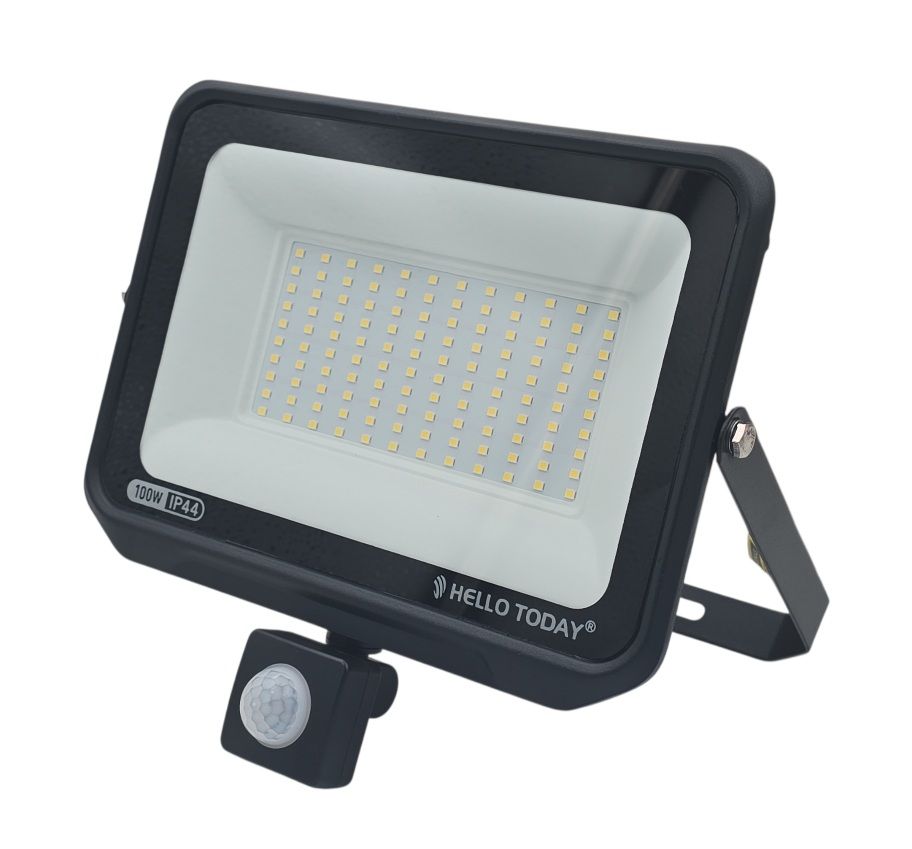 Hello Today Motion Sensor LED Flood Light 100W IP44 Water Proof Rating ...