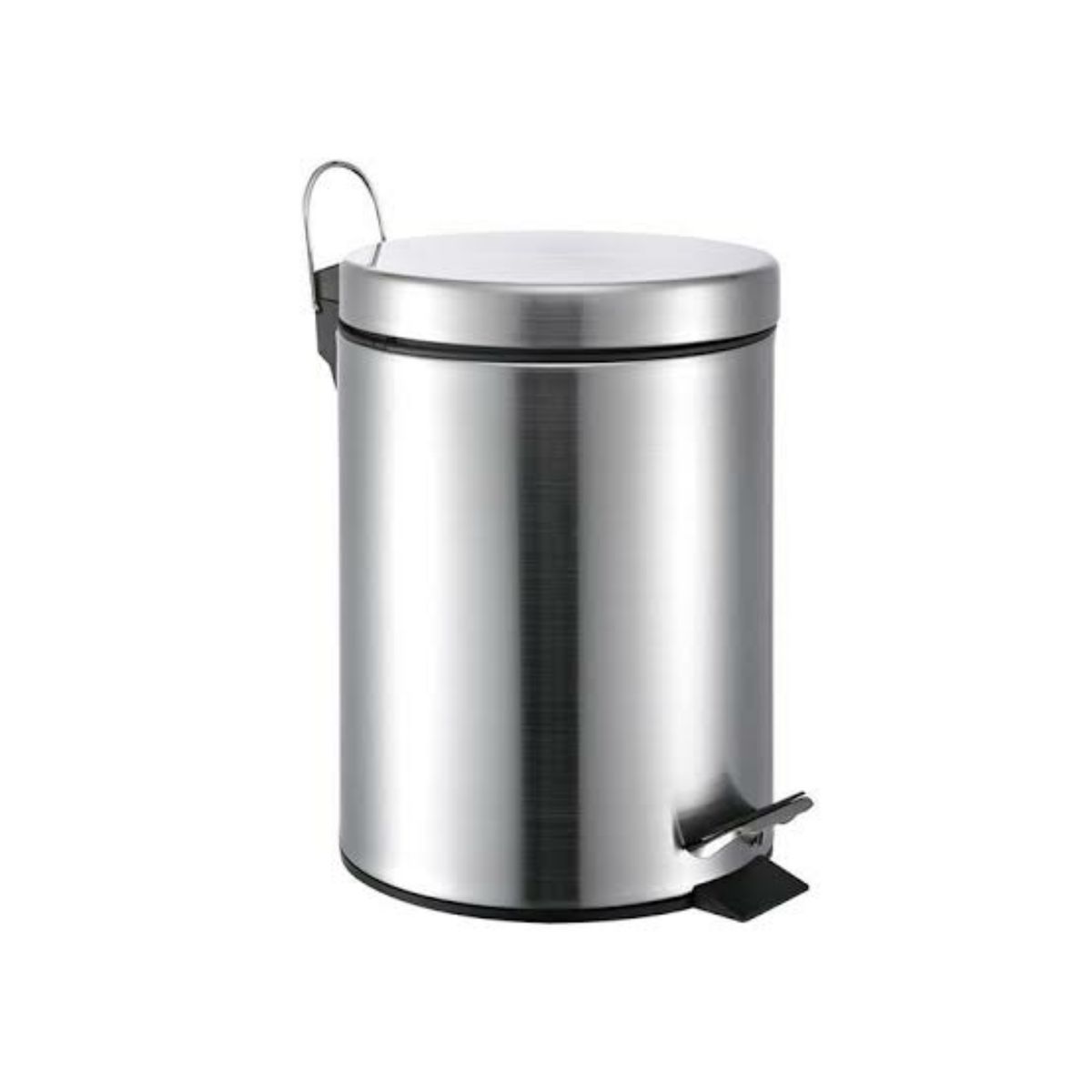 Royal Homeware 3ltr Stainless Steel Mirror Finish Dustbin with Pedal ...