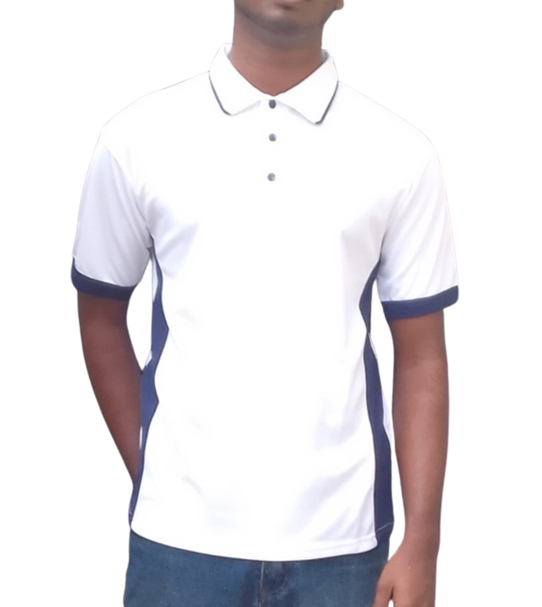 Sleek Polo Design with Contrast Side Panels for a Modern Twist | Shop ...